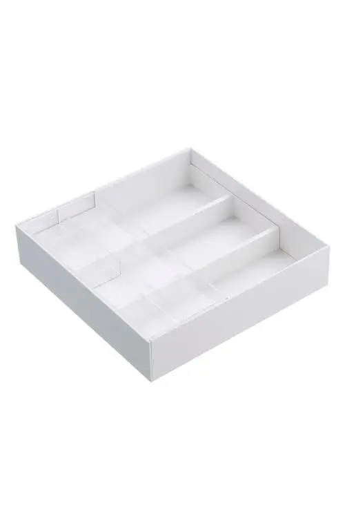 YAMAZAKI Expandable Cutlery Organizer - White