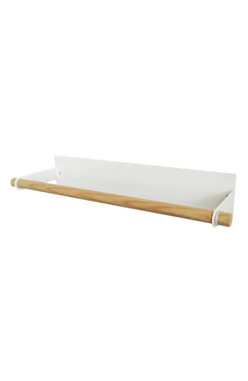 YAMAZAKI Magnetic Kitchen Towel Hanger - White