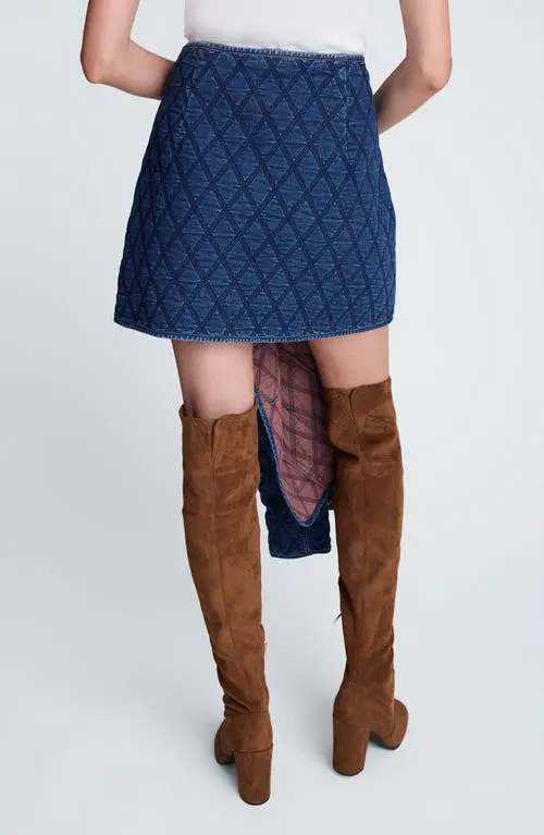 KENNETH COLE Quilted Mini Skirt