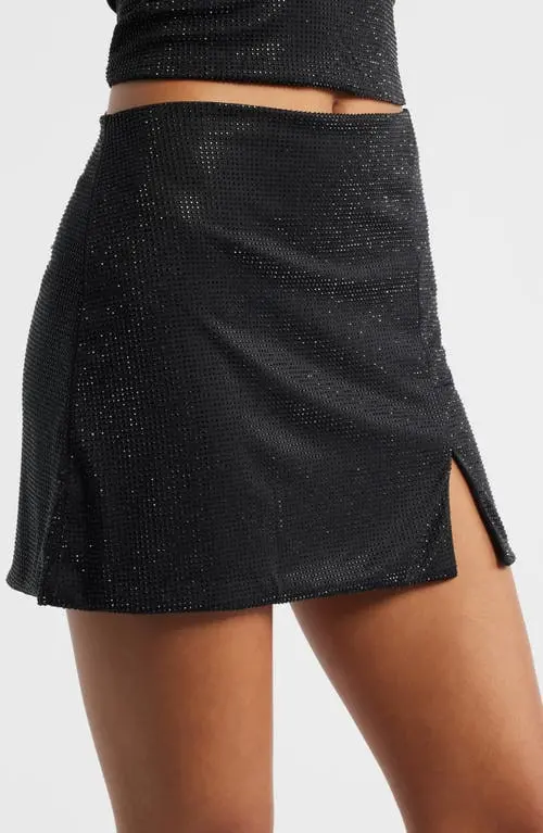Mango Crystal Detail Miniskirt