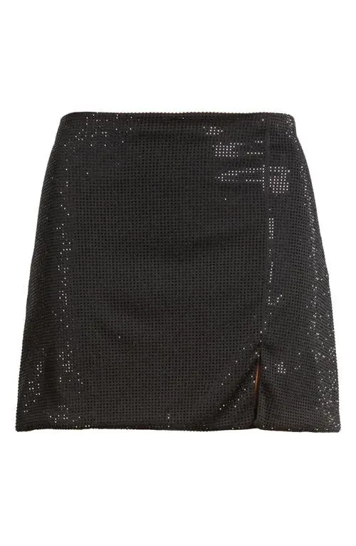 Mango Crystal Detail Miniskirt