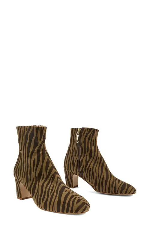 LK BENNETT Conway Bootie - Zebra Print