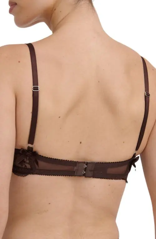 KAT THE LABEL Sofia Underwire Bra - Espresso