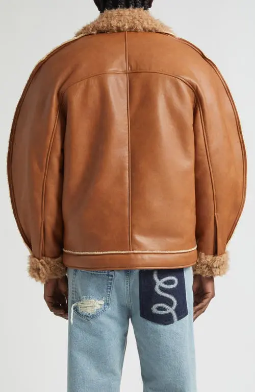 Séfr Beau Faux Leather & Faux Shearling Jacket