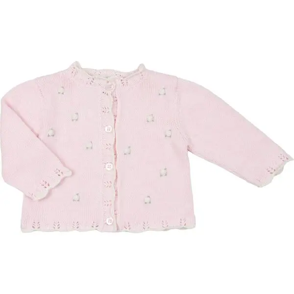 CUCLIE Rosette Knit Cardigan