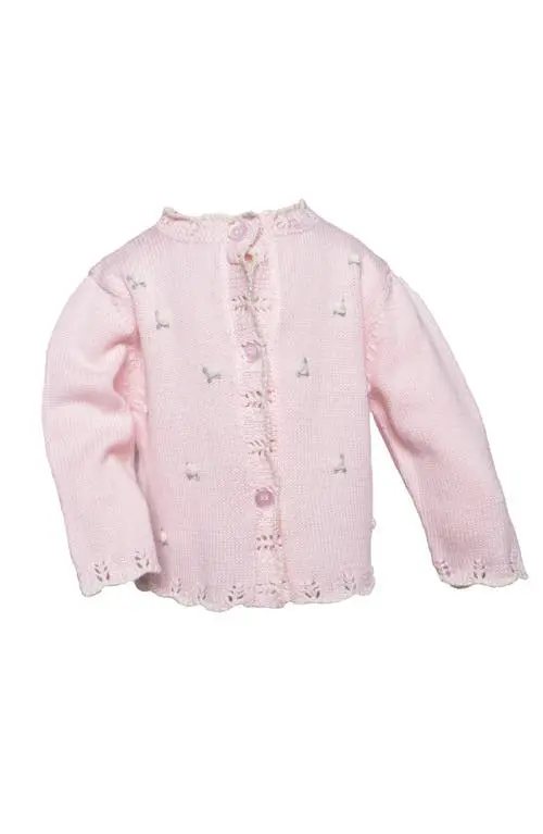 CUCLIE Rosette Knit Cardigan