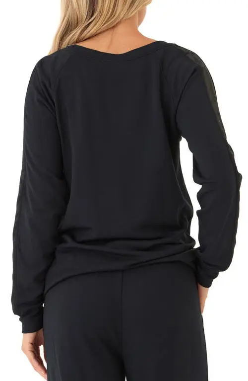 THREADS 4 THOUGHT Priscilla Fleece Sweatshirt - Black