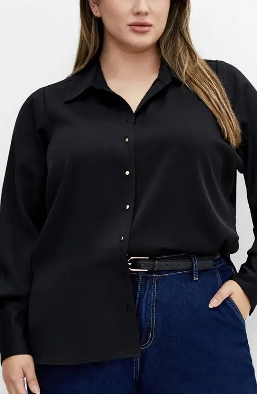 City Chic Amoura Button-up Shirt