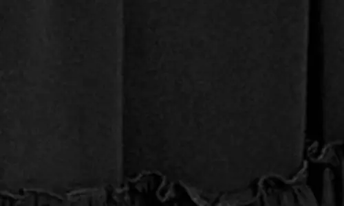 City Chic Tiered Minidress - Black