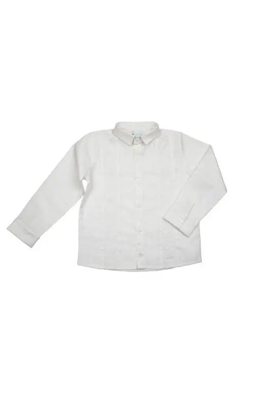 CUCLIE Long Sleeve Guayabera Shirt