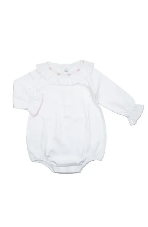 CUCLIE Smocked Collar Bubble Romper