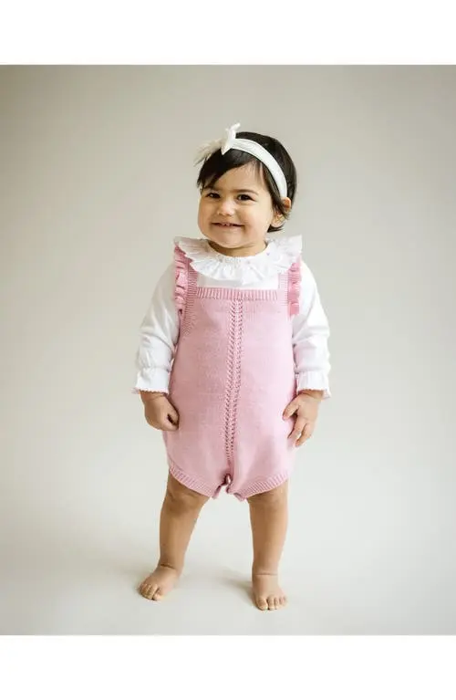 CUCLIE Smocked Collar Bubble Romper