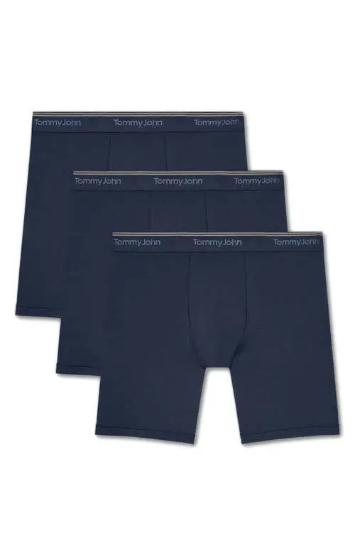 Tommy John 3-pack Ultra Soft Flex Boxer Briefs - Dress Blues 3 Pack