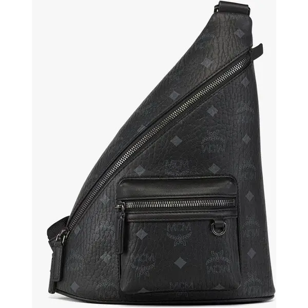 Mcm Mini Aren Sling In Visetos - Bk