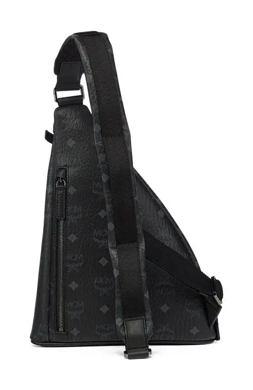 Mcm Mini Aren Sling In Visetos - Bk