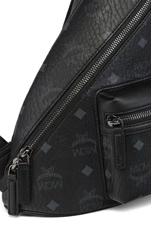 Mcm Mini Aren Sling In Visetos - Bk