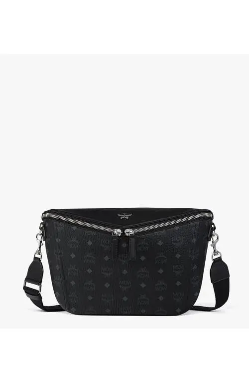 Mcm Medium Diamant Crossbody Bag - Bk