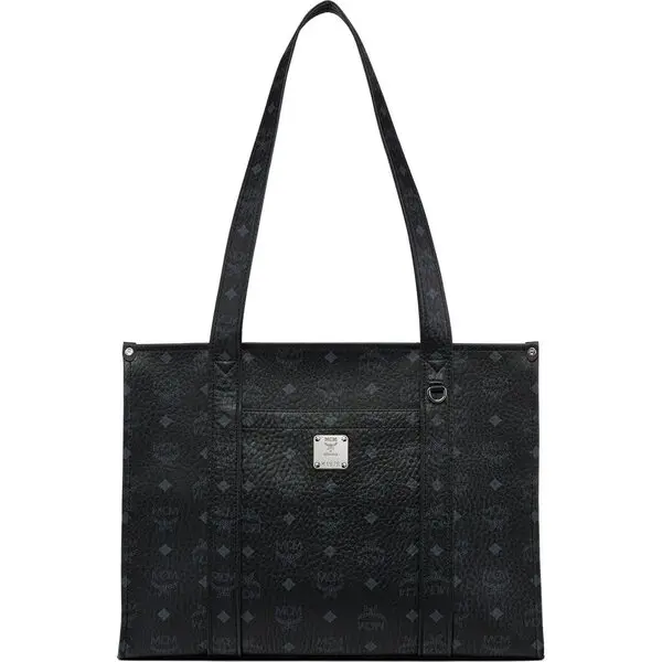 Mcm Small Aren School Bag Tote - Black