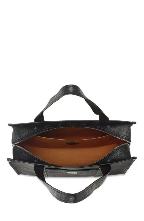 Mcm Small Aren School Bag Tote - Black