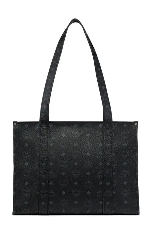 Mcm Small Aren School Bag Tote - Black