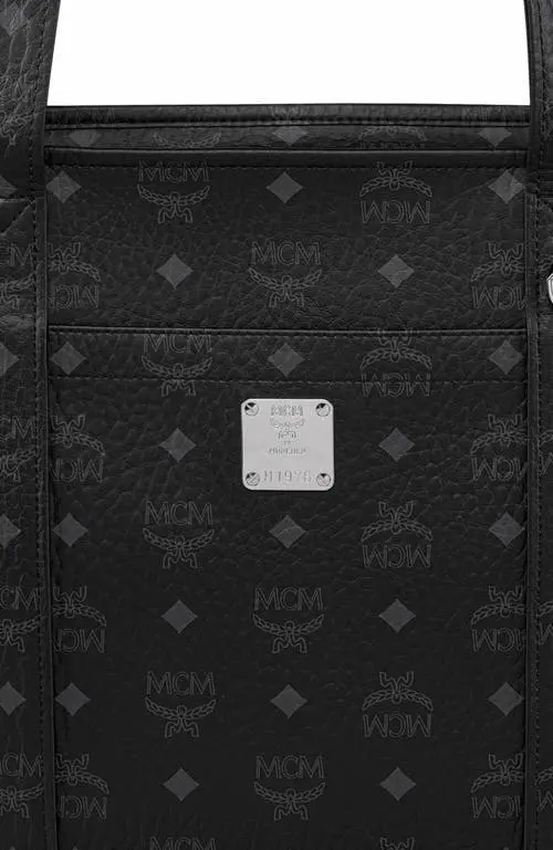 Mcm Small Aren School Bag Tote - Black