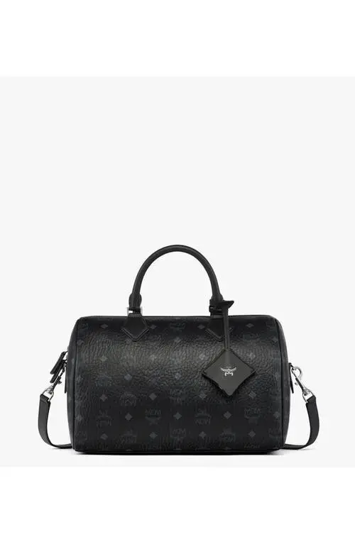 Mcm Ella Boston Bag - Black