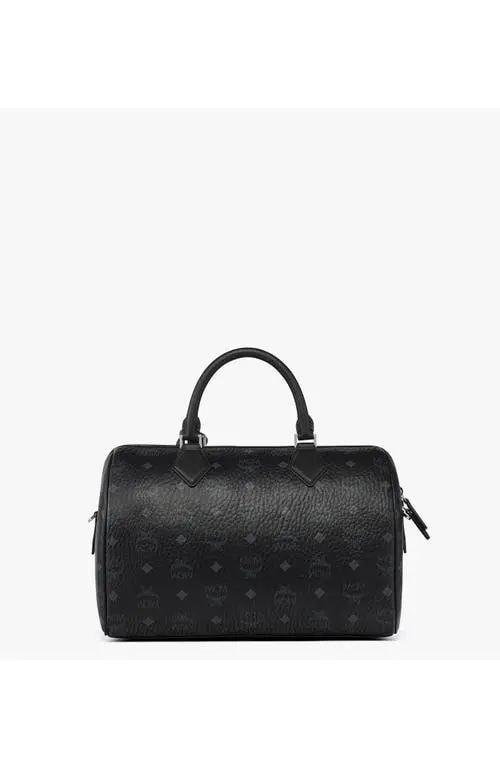 Mcm Ella Boston Bag - Black