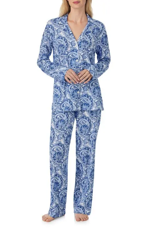 Ralph Lauren Print Cotton Blend Pajamas - Paisley