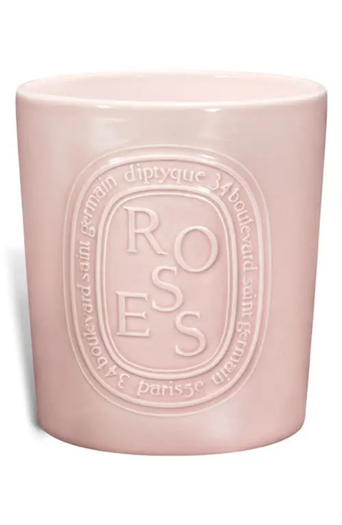 DIPTYQUE Roses Very Large Scented Candle - Pink Vessel