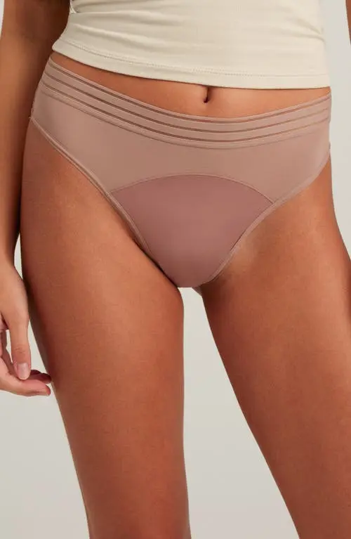 SAALT Leakproof Mesh Thong - Mauve
