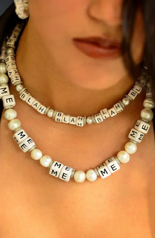 VENESSA ARIZAGA Blah Blah Blah Necklace