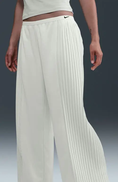 Nike Pleated Wide Leg Pants - Sail/black