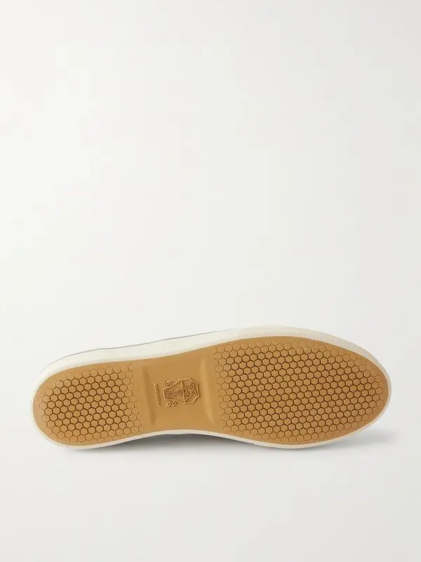 Brunello Cucinelli Suede Low-top Sneakers - White
