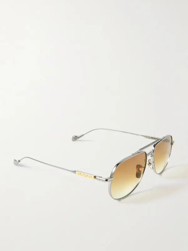 CUTLER AND GROSS The Great Frog Bowie Aviator Sunglasses