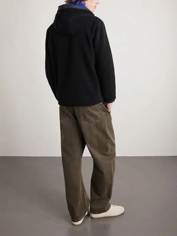 Moncler Teddy Fleece Zip-up Hoodie