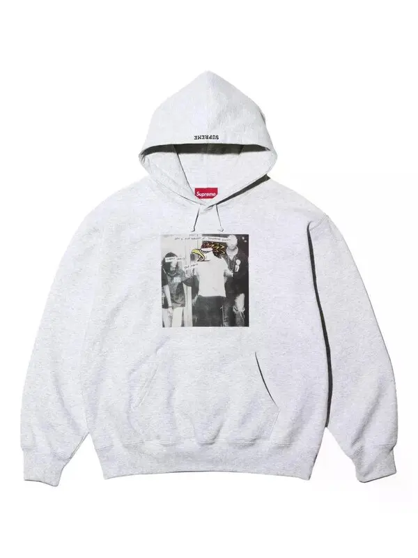 Supreme Antihero® Graphic-print Hoodie - Grey