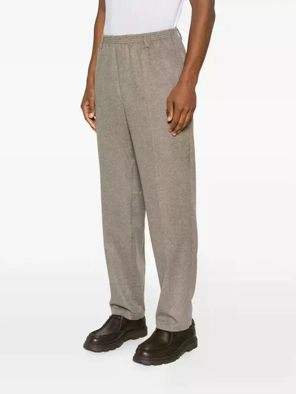 CELLAR DOOR Elasticated Waist Cashmere Trousers