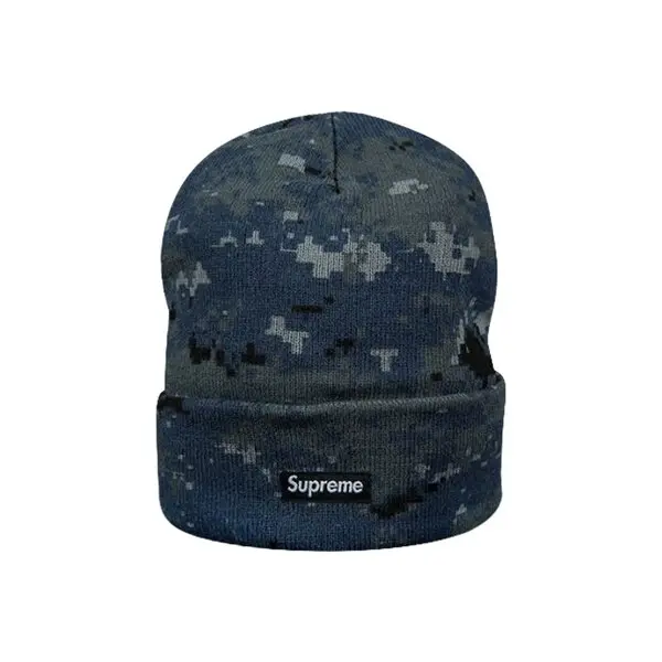 Supreme Digi Camo Beanie - Blue