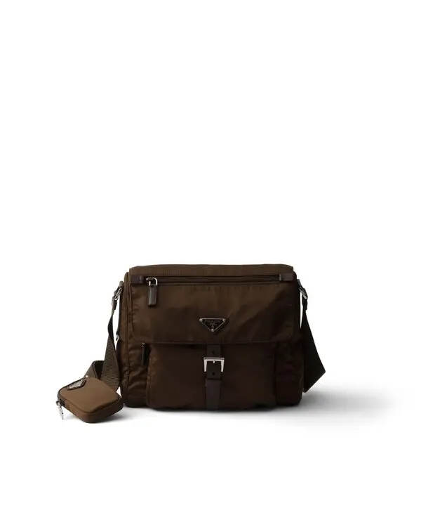 Prada Re-nylon Shoulder Bag - Brown