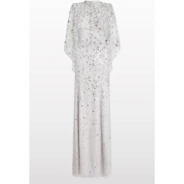 Jenny Packham Gracie Embellished Dress - Ammonite