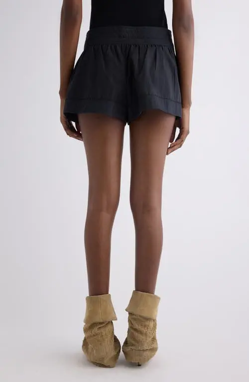 Isabel Marant Cybila Cotton Pintuck Shorts