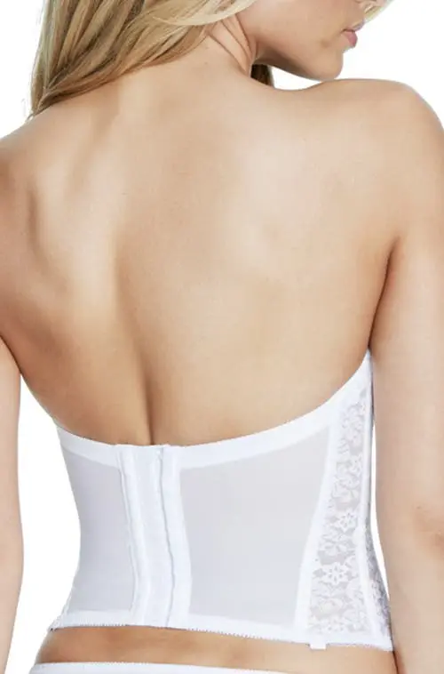 DOMINIQUE INTIMATES Hannah Strapless Push-up Longline Bra - White