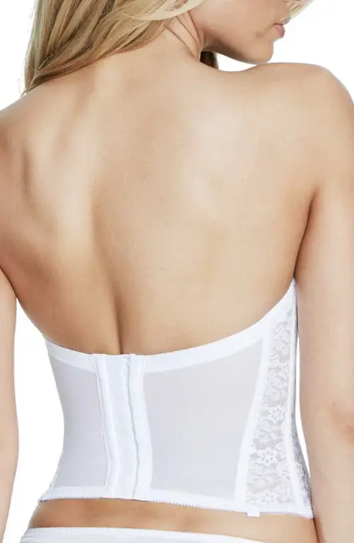 DOMINIQUE INTIMATES Hannah Push-up Longline Underwire Bustier - White