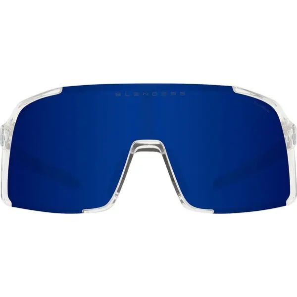 BLENDERS EYEWEAR Exposé 132mm Polarized Semi-rimless Shield Sunglasses - Wave Dover