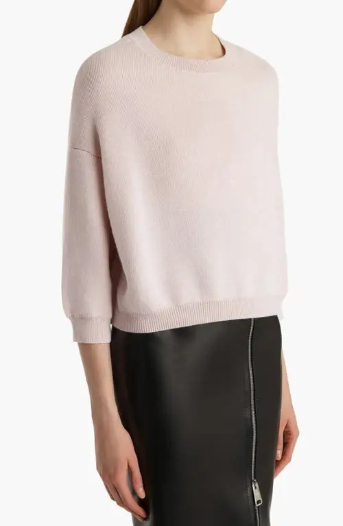 Khaite Sabina Cashmere & Mohair Sweater - Blush