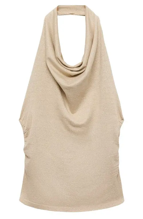 Mango Sleeveless Halter Top