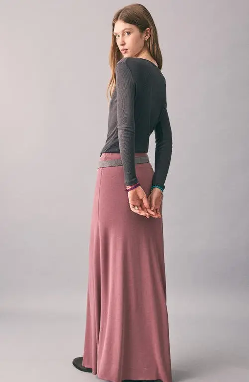 Mango Flared Maxi Skirt