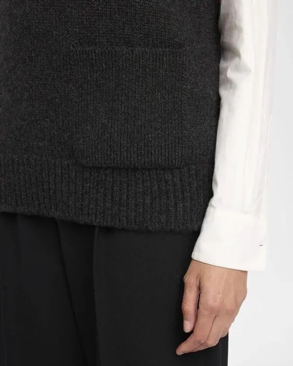 THE ROW Marte V-neck Cashmere Vest