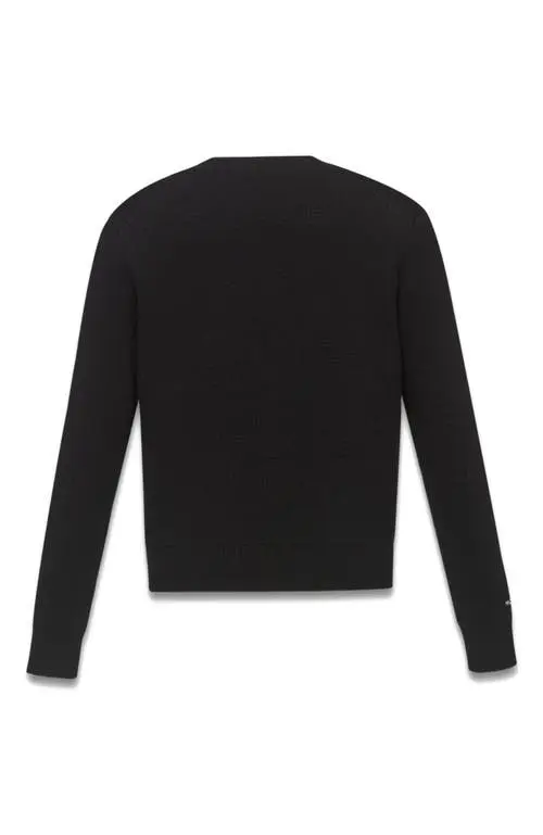 Mcm Rabot Wool Jacquard Sweater