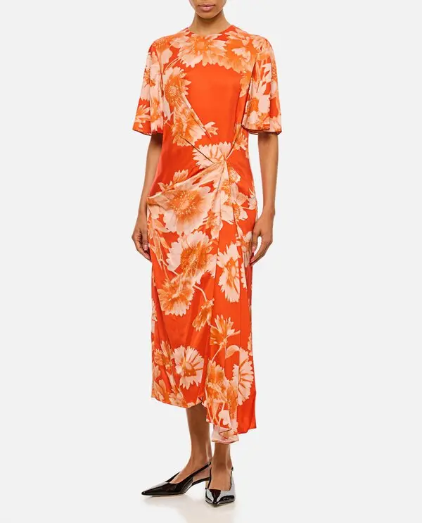 Erdem Draped Midi Dress